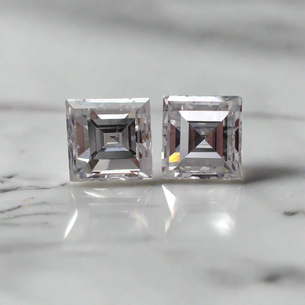 Antique Diamond Pair - Carre Cut 0.47ct – Megan Webb Jeweller